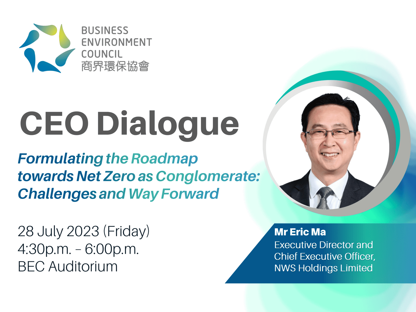BEC CEO Dialogue - Formulating the Roadmap towards Net Zero as ...